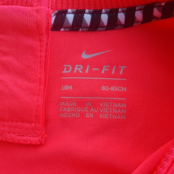 Nike | Shirts & Tops | Nike Drifit Neon Coral Pink Long Sleeve Top 8m ...